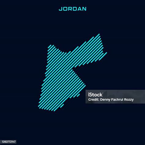 요르단 벡터 스톡 일러스트 디자인 템플릿의 스트라이프 맵 0명에 대한 스톡 벡터 아트 및 기타 이미지 0명 관광 광고