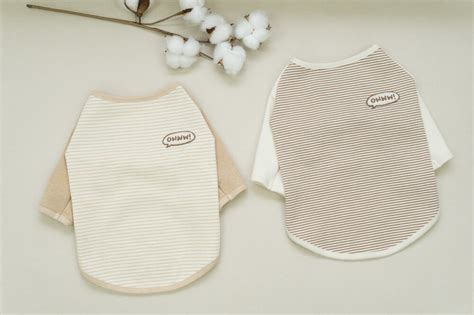 오가닉 래글런 가는 줄무늬 베이지 오우스튜디오