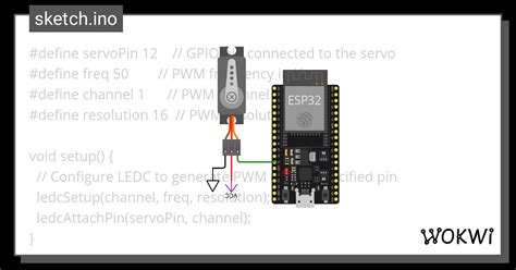 Esp32 Servo Micros Test Wokwi Esp32 Stm32 Arduino Simulator