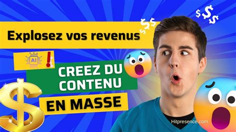 explosez vos revenus générez du contenu en masse avec l ia youtube