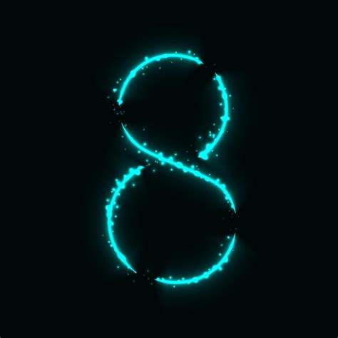 Premium Vector Number Symbol Of Lights
