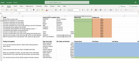 Functions Such As Proper Len Left And Right Allow