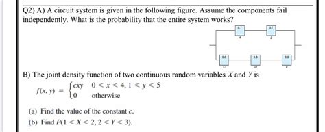 Answered Q2 A A Circuit System Is Given In The… Bartleby