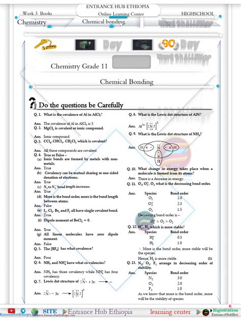 Chemistry Lec Practice Questions Pdf Chemical Bond Chemical Compounds