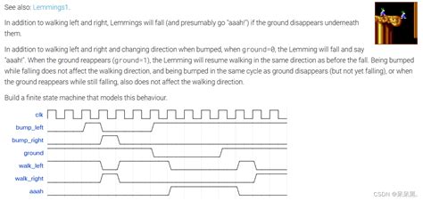 Hdlbits Fsm Lemmings2 Csdn博客