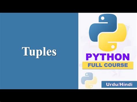 Learn Tuples In Python Learn Python In Urdu Mind Luster