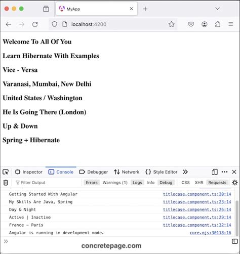 Angular Titlecase Pipe