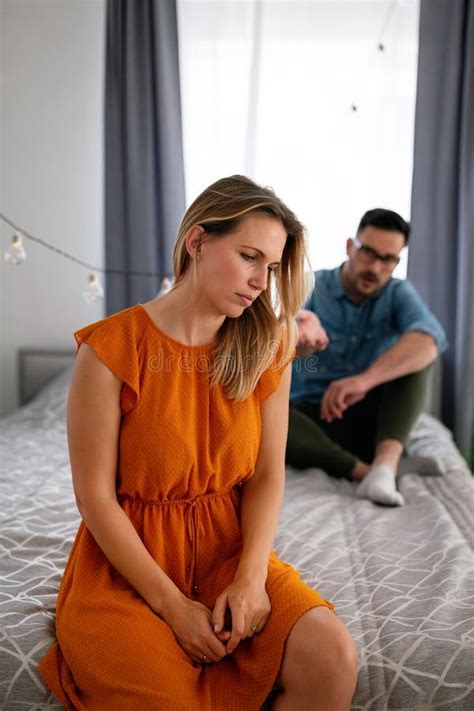 Frustrated Young Couple Arguing And Having Marriage Problems Divorce