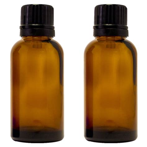 Amber Glass Bottle 30 Ml 1 Fl Oz W Euro Dropper And Tamper Evident