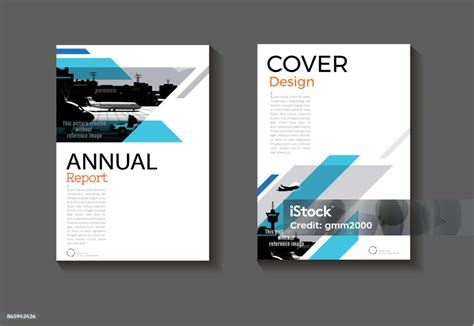 현대 추상 커버 디자인 현대 책 표지 안내 책자 표지 서식 연간 보고서 잡지와 전단지 레이아웃 벡터 A4 블루 공란에 대한 스톡 벡터 아트 및 기타 이미지 Istock