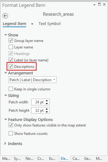 How To Create And Display Layer Symbology Descriptions In Legends In Arcgis Pro