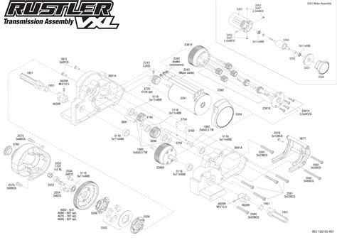 Rustler 4x4 Transmission Exploded View At Shelley Morgan Blog
