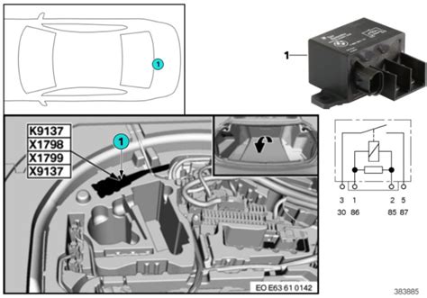 Relay Electric Fan 2008 Bmw 650i Convertiblee64