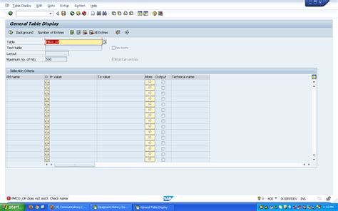 Solved PM Order Table Of Operation Cost SAP Community