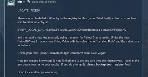 Fallout New Vegas Registry Fix Album On Imgur