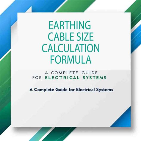 Earthing Cable Size Calculation Formula Electrical Engineering Hub
