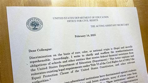 Washington Watch Deciphering Eds ‘dear Colleague Letter Community