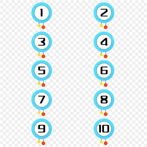 Separators Png Image Blue Number Separator Creativity Blue Digital Png Image For Free Download
