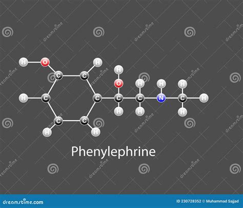 Phenylephrine Structure Stock Illustrations 14 Phenylephrine Structure Stock Illustrations