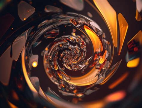 Premium Ai Image Colorful Swirling Radial Vortex Background Created With Generative Ai Technology