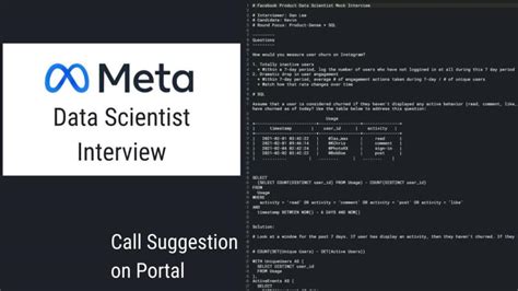 Daniel Lee On Linkedin Meta Data Scientist Mock Interview Call