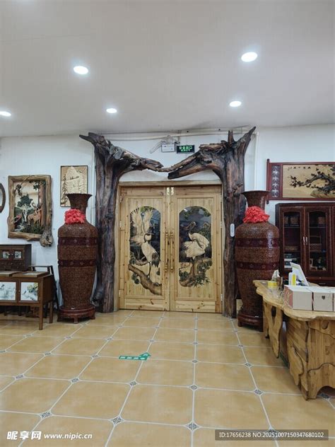中式古典家具陈列展示摄影图 国内旅游 旅游摄影 摄影图库 昵图网