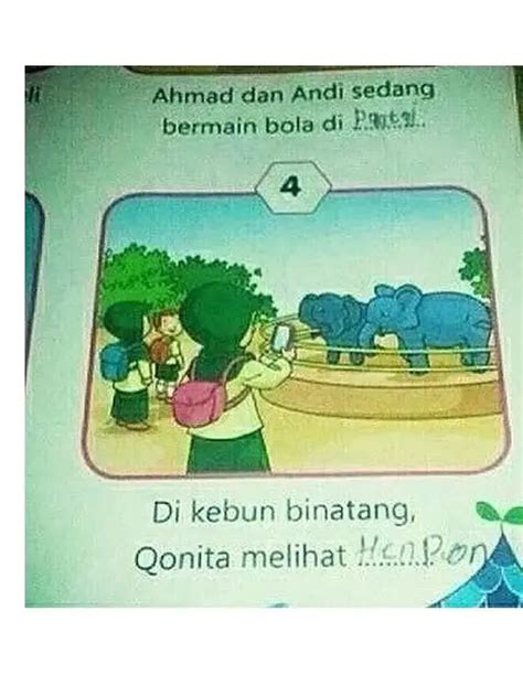 8 Potret Nyeleneh Soal Bergambar Untuk Siswa Bingung Isi Jawabannya