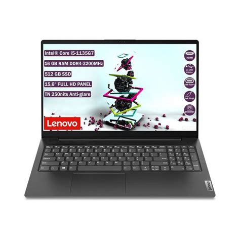 Lenovo V15 G2 ITL Intel Core i5 1135G7 16 GB 512 GB SSD Freedos 156 FHD Taşınabilir Bilgisayar