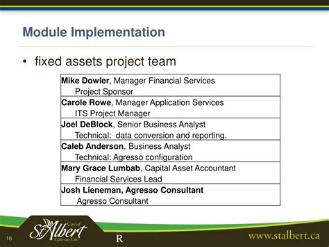 PPT Agresso Fixed Asset Module Implementation PowerPoint Presentation ID 2499861