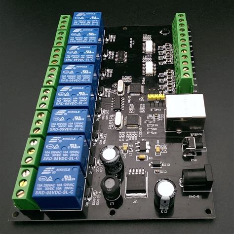 Controller Di Accesso Ip Ethernet A Relè A 8 Vie Modbus Tcp 8 In 8