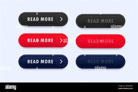 read more button set vector on isolated white background eps 10 stock vector image and art alamy