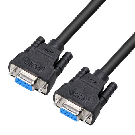 Buy Dtech Db9 Rs232 Serial Cable Female To Female Null Modem Cord Cross