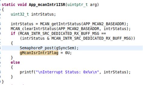 Tda4vm Mcan2 Application Fails For Rx Test Processors Forum