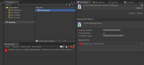 Issue Curious Shader Compiler Error Unity Engine Unity Discussions