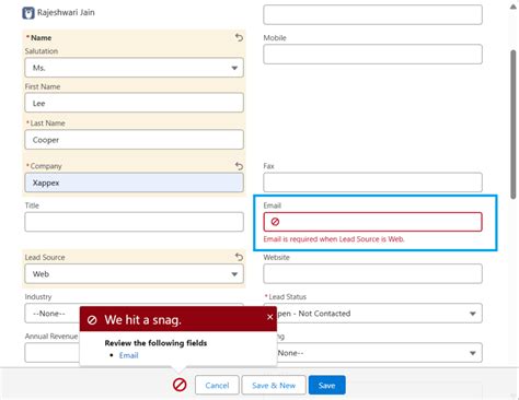 How To Make Fields Required In Salesforce