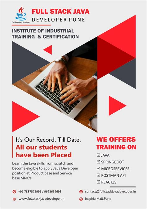 Full Stack Java Developer Pune On Linkedin Freshers Fullstack Industrial Training