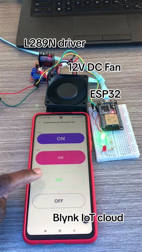 Iot Project Dc Motor Control With Esp32 Upload Ideas With Itamar