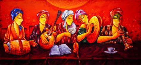 Premium Photo Musician Painting Image