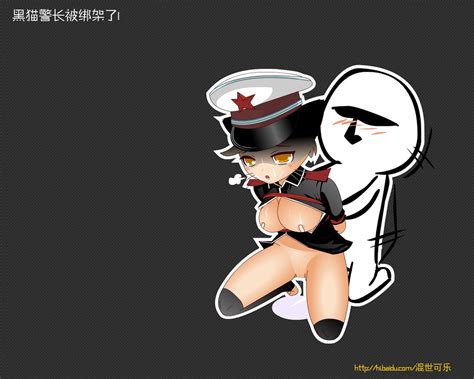 Rule 34 Black Cat Detective Blush Breasts Cumshot Feline From Behind Half Naked Hat Human