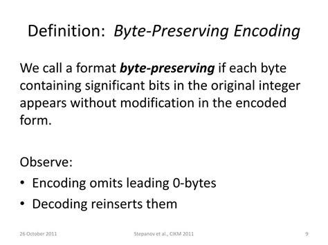 Ppt Simd Based Decoding Of Posting Lists Powerpoint Presentation Free Download Id1879707