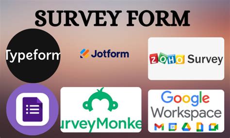 Create Responsive Survey Form Google Form Jotform Questionnaire Online Form By Lumlezastisec