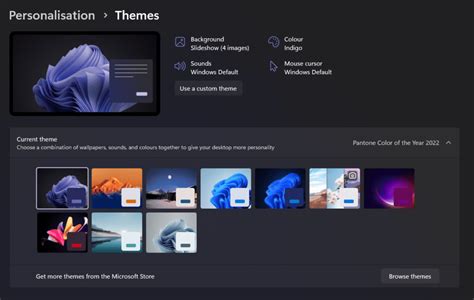 如何在windows 11上更改主题和墙纸 Infoxiao