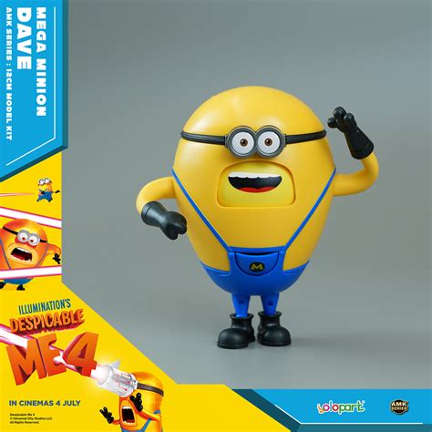 Despicable Me 4 Amk Series Mega Minion Dave Model Kit Yolopark