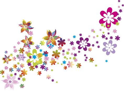 разноцветное оформление по цветам Кира скрап Png ПНГ клипарт на прозрачном фоне