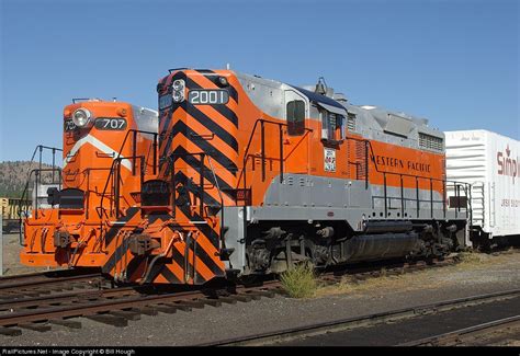 Wp 2001 Western Pacific Emd Gp20 With Wp Gp7 707 At Portola California