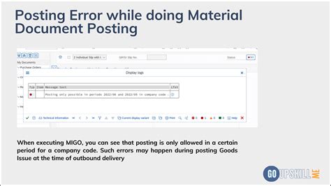 Posting Only Possible In Periods For Company Code Solved Goupskill Me