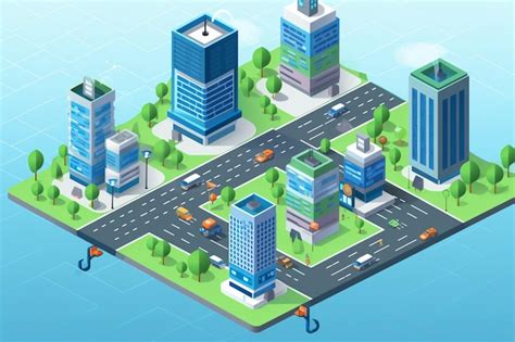 Distributed Sensor Network Monitoring Air Quality In Cities Premium Ai Generated Image