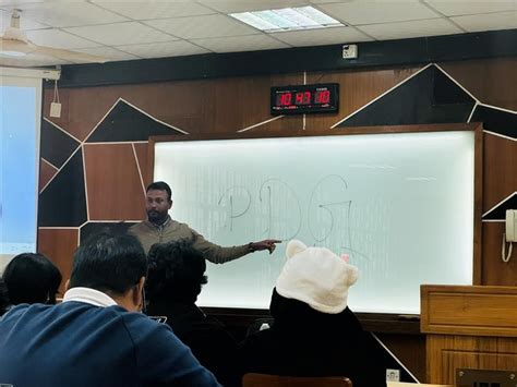 Had A Wonderful Session As A Guest Faculty At Institute Of Business