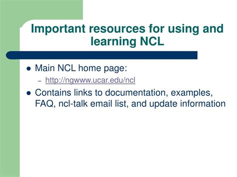 Ppt The Ncar Command Language Ncl Powerpoint Presentation Free