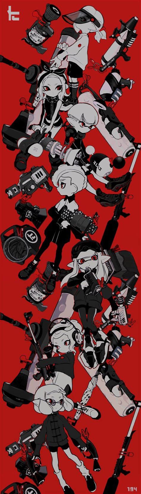 Tweet Twitter Splatoon Art Reference Poses Art